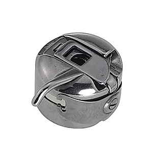 Sewing Machine Bobbin Case ZCZQC 4pcs Silver Industrial Household Sewing Machine Bobbin Case for Sewing Machine Babylock, Bernina, Brother, Elna, Janome, Kenmore, Singer, etc.