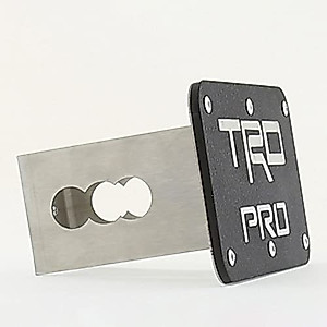 Au-TOMOTIVE GOLD Hitch Cover for Toyota TRD Pro Rugged (Matte Black)