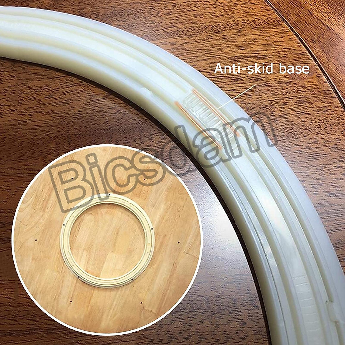 Large Wooden Turntable Lazy Susan, Home Dining Turntable, 32in/36in Wooden Lazy Susan Serving Tray, Wood Dining Table Turntable, Round Rotating Serving Plate, Dining Table Top Serving Plate, Swivel Fu