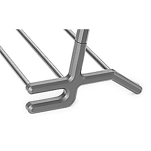 Whitmor 5-Tier Leaning Shoe Rack, Gray