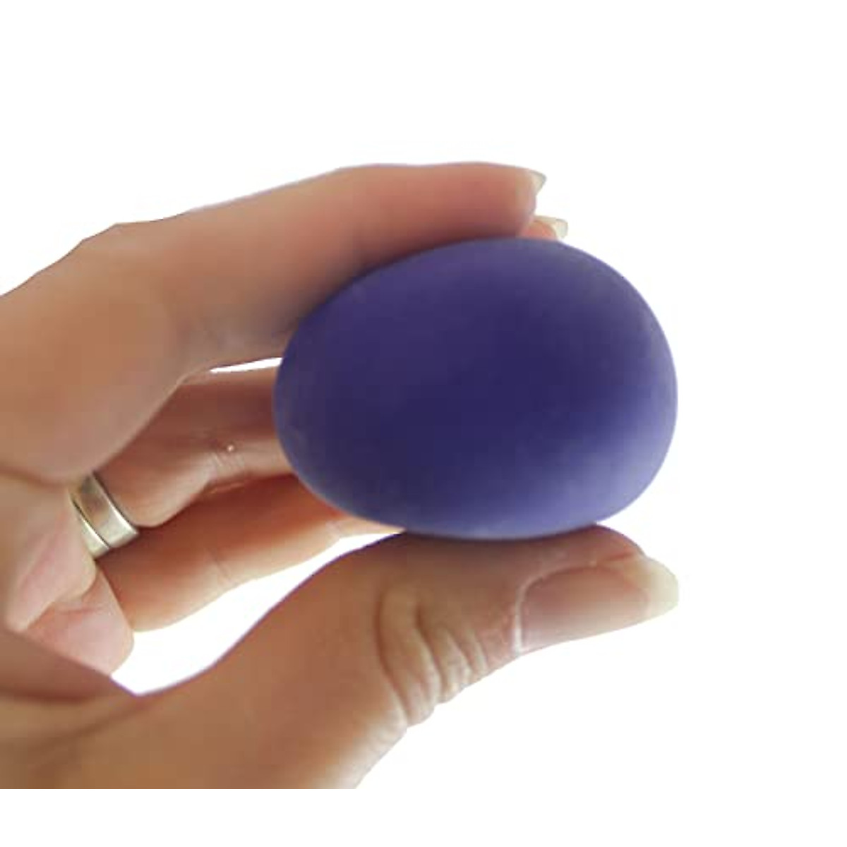 Set of 6 Smaller 1.5" Sugar Balls - Thick Glue/Gel Stretch Ball - Ultra Squishy and Moldable Slow Rise Relaxing Sensory Fidget Stress Toy