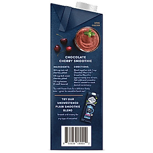 West Life Smoothie Blend Soy Milk, Chocolate, 16g of Protein, Vegan Dairy Alternative, Lactose-Free, 32oz (Pack of 12)