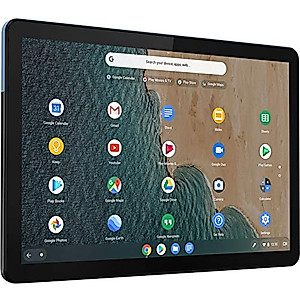 Lenovo Chromebook Duet 2 in 1 Tablet I 10 1" FHD (1920 x 1200) IPS Touchscreen I MediaTek Helio 8-Core P60T I 4GB RAM 128GB eMMC I ARM G72 MP3 Chrome OS + USB-C Adapter