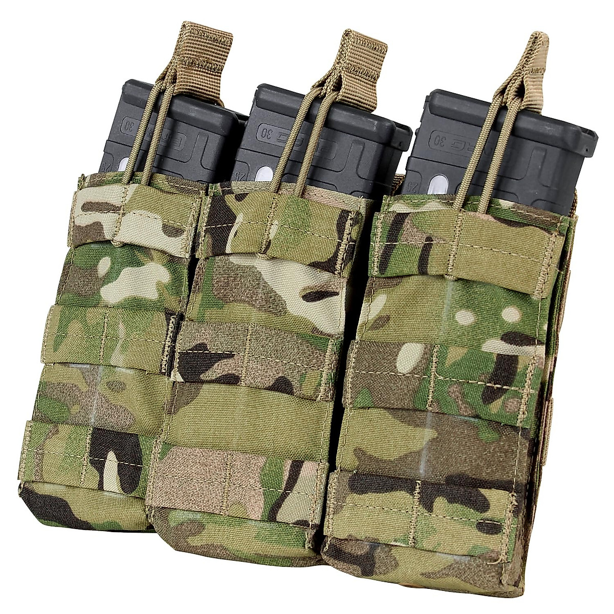 Condor Elite MA27-008 Triple M4/M16 Open Top Mag Pouch Multicam