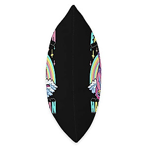 Funny Possum Gifts Eat Trash Hail Satan Kawaii Pastel Goth Possum Throw Pillow, 16x16, Multicolor