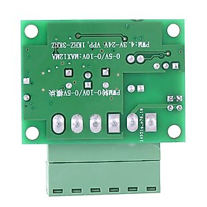 Frequency to Voltage Converter Module,PWM to Voltage Module,Frequency Converter,1-3KHZ 0-10V PWM Signal to Voltage Converter Module Digital Analog Board