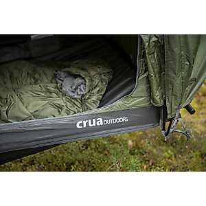 Crua Hybrid Set - 1 Person Camping Tent Including Self-Inflating Mattress, Sleeping Bag - Ground Tent or Hammock,Hiking,Backpacking