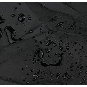 Patio Egg Chair Cover 420D Upgrade Outdoor Egg Chair Covers Double Hanging Swing Egg Chair Covers with Zippers Waterproof Outdoor Furniture Protector Garden Cocoon Chair Cover 91" x 80" Black