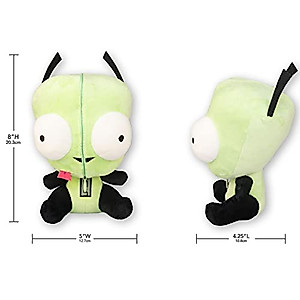 QMx Quantum Mechanix - Invader Zim - Gir Zippermouth Plush 8 inches