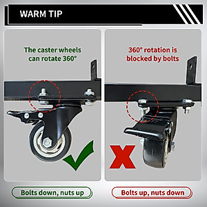 Folding Table and Chair Cart, Folding Chair and Table Storage Rack with 400LBS Capacity for 42 Folding Chairs Heavy Metal Folding Chair Dolly Holder Rack with Rubber Locking Wheels,Straps and Cover