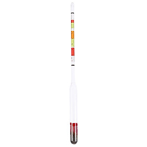 DOITOOL Triple Scale Hydrometer Kit Maple Syrup Hydrometer for Brew Beer Wine Kombucha ABV Brix Gravity Test Kit Home Brewing Supplies