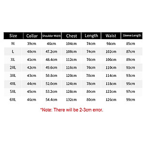 Maiyifu-GJ Men's Striped Dress Shirt Solid Color Button Down Casual Shirts Turn-Down Collar Long Sleeve Shirts with Pocket (White,3X-Large)