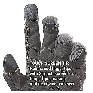 Custom Leathercraft125XL Handyman Flex Grip Work Gloves XL , Assorted