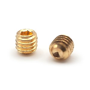 5/16"-18 x 5/16" Coarse Thread Socket Set Screw Cup Point Brass - Pack of 25