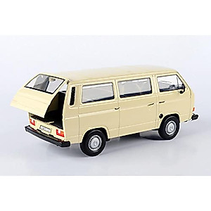 VW Type 2 (T3) Van Beige Timeless Legends Series 1/24 Diecast Model Car by Motormax 79376