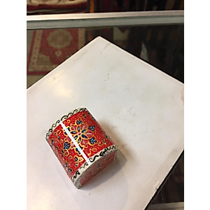 Deal Sale Gift Collectible Hand Made Handicraft Aryan Gold Trinket Box Jewelry Trinket Box Persian Spiritual Home Decor Hand Made Art Persian Trinket Box Camelbone Miniature Painting Hand Made Hand Paint Aryan Gold Jewelry Bos Trinket Box Special Valentin