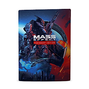Head Case Designs Officially Licensed EA Bioware Mass Effect Key Art Legendary Graphics Vinyl Faceplate Gaming Skin Decal Compatible With Sony PlayStation 5 PS5 Disc Console & DualSense Controller