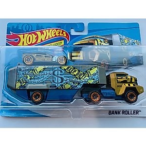 Hot Wheels BankRoller Detachable Coin Holder Truck Set with 1:64 Scale car