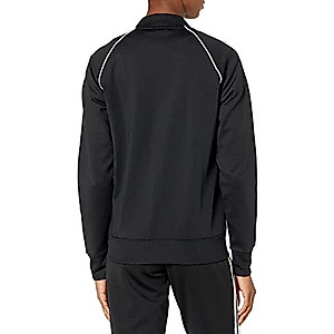 adidas Originals womens Superstar Track Primeblue Jacket, Black/White, Medium US