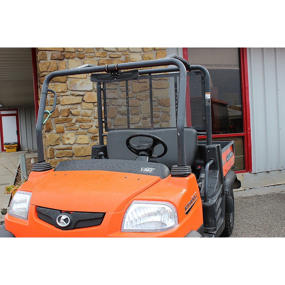 16.5" Extra Wide Panoramic Rear View Mirror Fits Kubota RTV400 or RTV500 UTVs