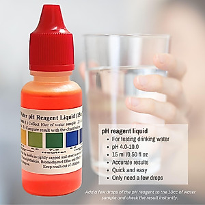 A2O Water - Made in USA, pH Tester (RED/75-100 Tests)