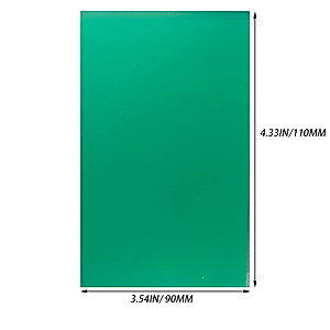 10 Pcs Welding Protective Lens Replacement Viewing Screen Transparent Cover Lens Cover for Welding Helmet（4.33 x 3.54 inch）