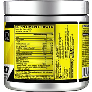 Cellucor C4 Original Pre Workout Powder ICY Blue Razz - Vitamin C for Immune Support - Sugar Free Preworkout Energy for Men & Women - 150mg Caffeine Plus Beta Alanine Plus Creatine - 30 Servings