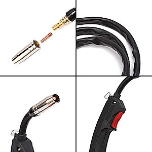 IHAYNER 10FT MIG Weld Gun Torch Stinger Replacement for Chicago MIG Welding Gun Electric Welder Complete Replacement Parts Torch Stinger 100A