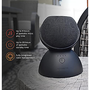 Mission Battery Base for HomePod Mini (Black) (Make HomePod Portable)