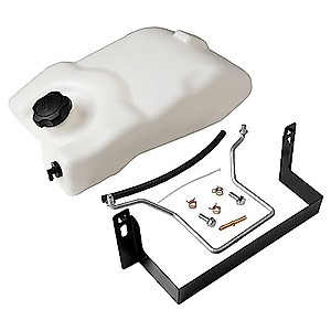 Misakomo GY21876 Gas Fuel Tank, Plastic Gas Tank Compatible with John Deere 100 Series, include D140 L100 L108 L110 L111 L118 L130 LA105 LA115 Riding Lawn Mower Fuel Tank, Replace GY21102, GY20894