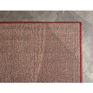 Unique Loom Autumn Collection Area Rug - Plantation (5' 1" x 8' Rectangle, Multi/ Beige)