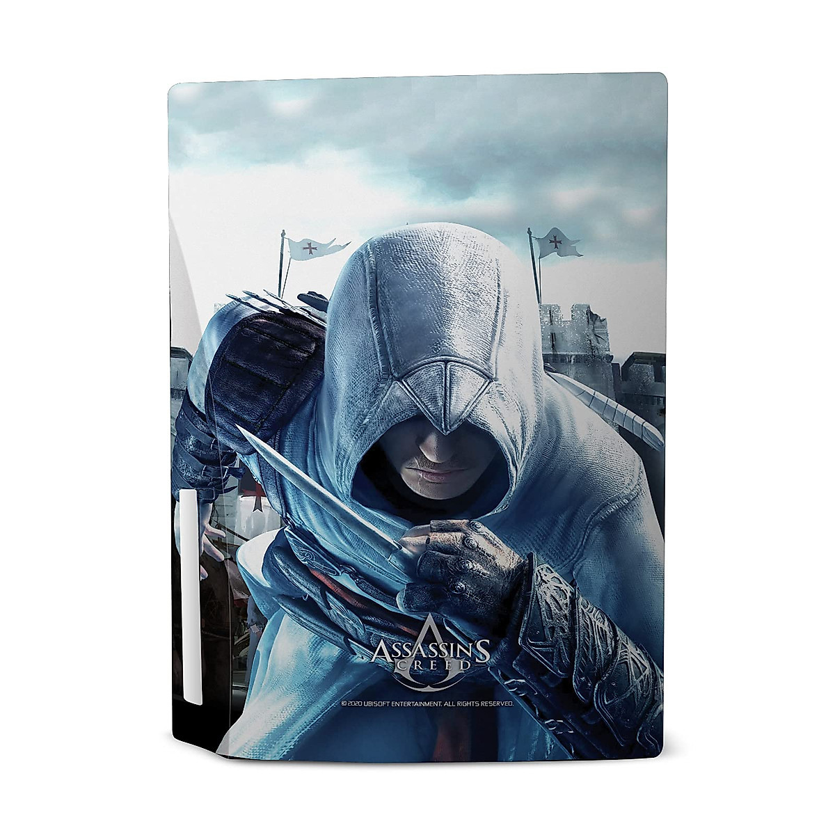 Head Case Designs Officially Licensed Assassin's Creed Altaïr Hidden Blade Key Art Matte Vinyl Faceplate Sticker Gaming Skin Case Cover Compatible with Sony Playstation 5 PS5 Disc Edition Console