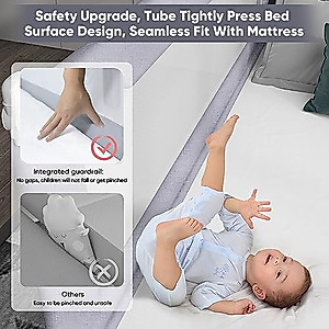 Fylirow Bed Rails for Toddlers, Upgraded Infants Safety Bed Guardrail Designed for Twin, Full, Queen, King Size