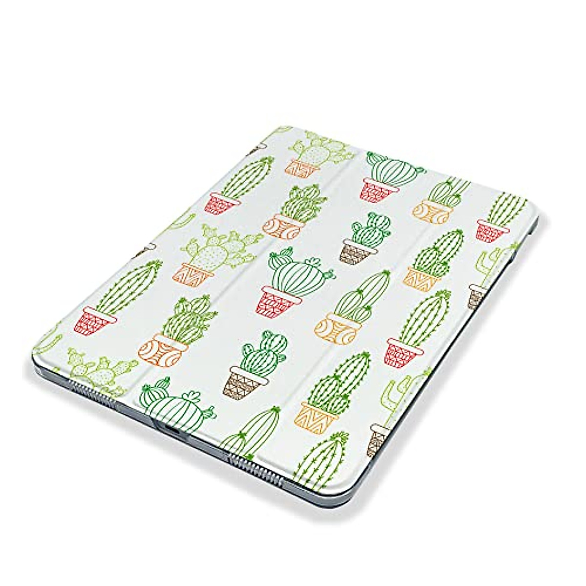 Kawaii Cactus Cute Painted case Compatible with iPad Mini Air Pro 7.9 8.3 9.7 10.2 10.9 11 12.9 inch Pattern Cover New 2022 2021 Trifold Stand 3 4 5 6 7 8 9 Generation 502 (7.9" Mini 4/5)