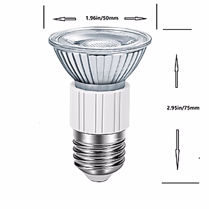 LPSAFP Upgrade Your Kitchen with LED Range Hood Light -Z0B0011 JDR E27 75mm 5W LED Bulb 50W Halogen Equivalent, Included for Brighter Cooking and Energy Efficiency. for Stove Hoods. Pack of 2