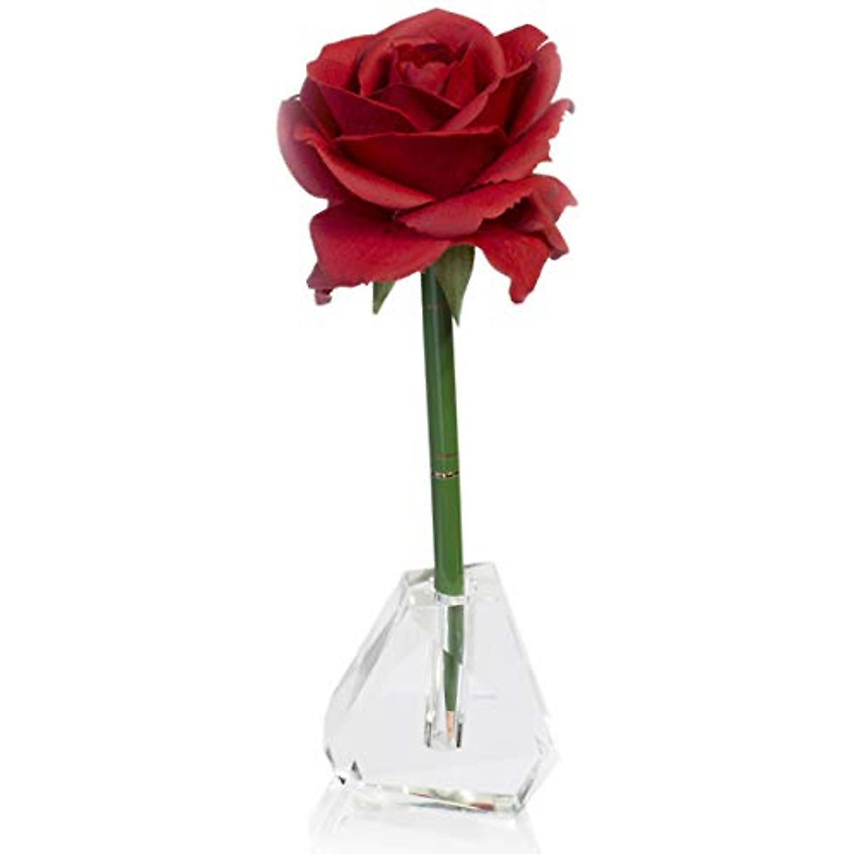 Pentrenz Rose Pen"Valeta" With Diamond Crystal Holder and 2 Ink Refills For Mom, Sister, Friend, Aunt, Grandma, Nurse, Teacher, Great for Home, Dr. Office or Wedding Decor