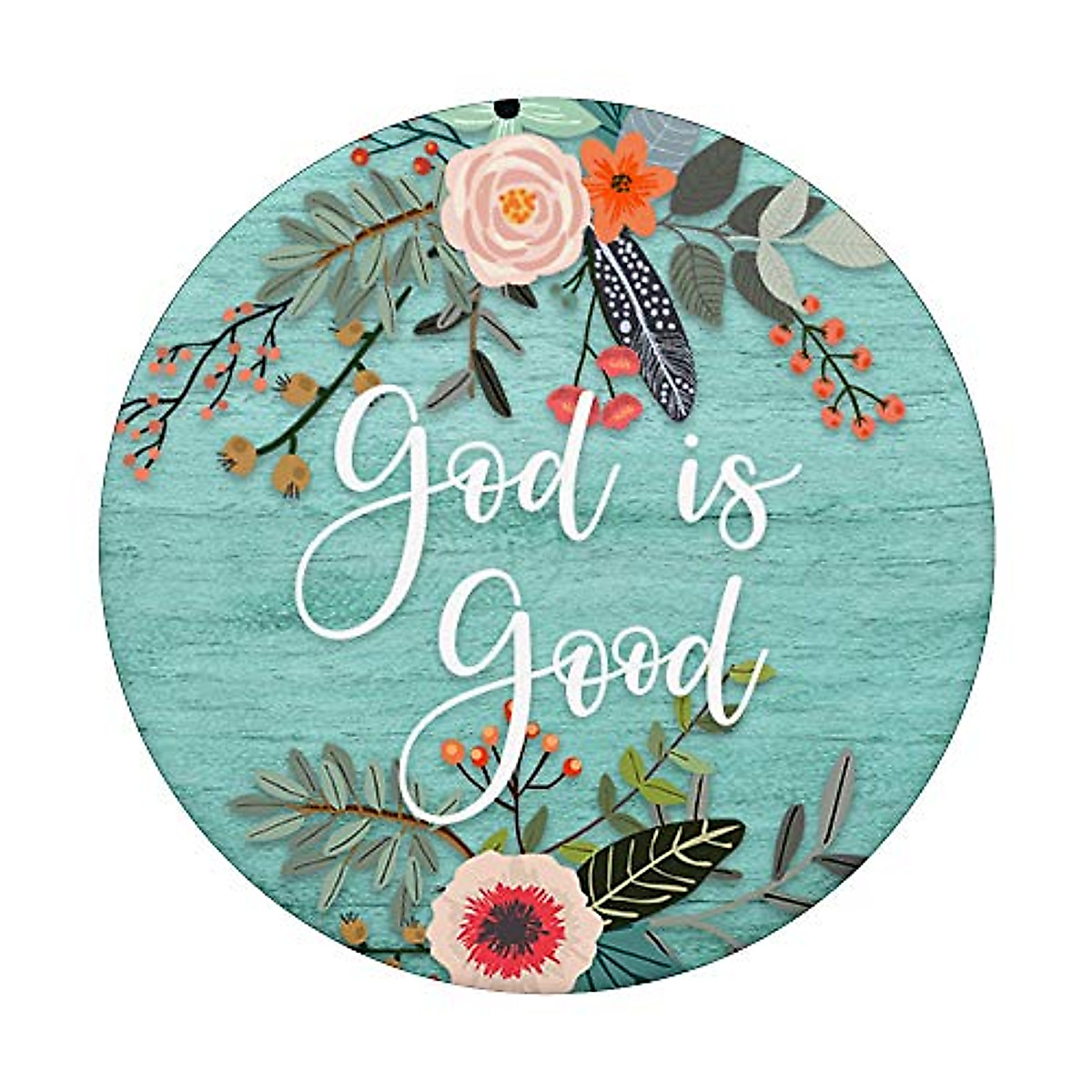 God is Good - Cute Rustic Floral Christian Scripture Quote PopSockets PopGrip: Swappable Grip for Phones & Tablets