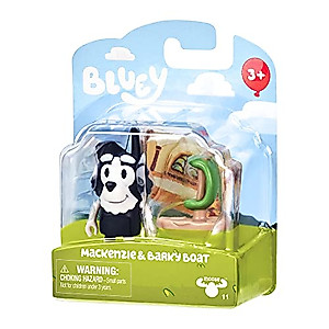 Bluey Story Starters - Choose from 8 Figures, Bingo, Honey, Snickers, Indy, or Muffin - Ages 3+ (Mackenzie - Barky Boat)