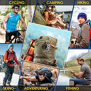 Stocking Stuffers for Men Snowflake Multitools - 20 in 1 Multi Tool Christmas Gifts for Men Women Adults Teens, Unique Ideas Gadgets Gifts for Dad, Pocket Size Mini Portable Screwdriver Bottle Opener