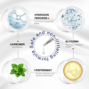 Teeth Whitening Pen 4 Pens for 70+ Uses, Twice a Day for Visibly Whiter in 1 Week, Effective Painless No Sensitivity Vanilla Mint Flavor