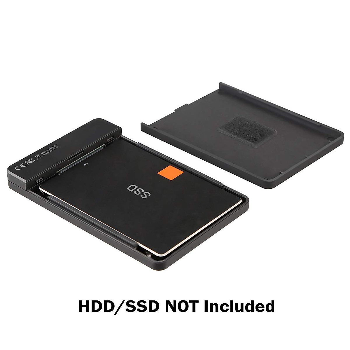 Inateck 2.5 Hard Drive Enclosure, USB 3.0 External Hard Drive Case, Support UASP, Up to 5Gbps,FE2004