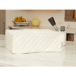 Covermates Keepsakes - Rectangular Appliance Cover - Dust Protection - Stain Resistant - Washable - Appliance Cover-Cream