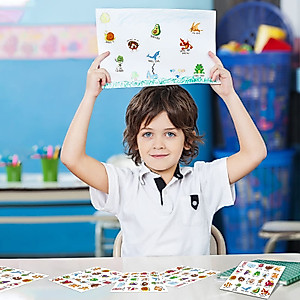 800PCS Punny Rewards Stickers for Classroom Punny Labels Fun Inspiration Stickers Motivational Positive Accents Words Stickers for Kids School Stickers Teacher School Supplies