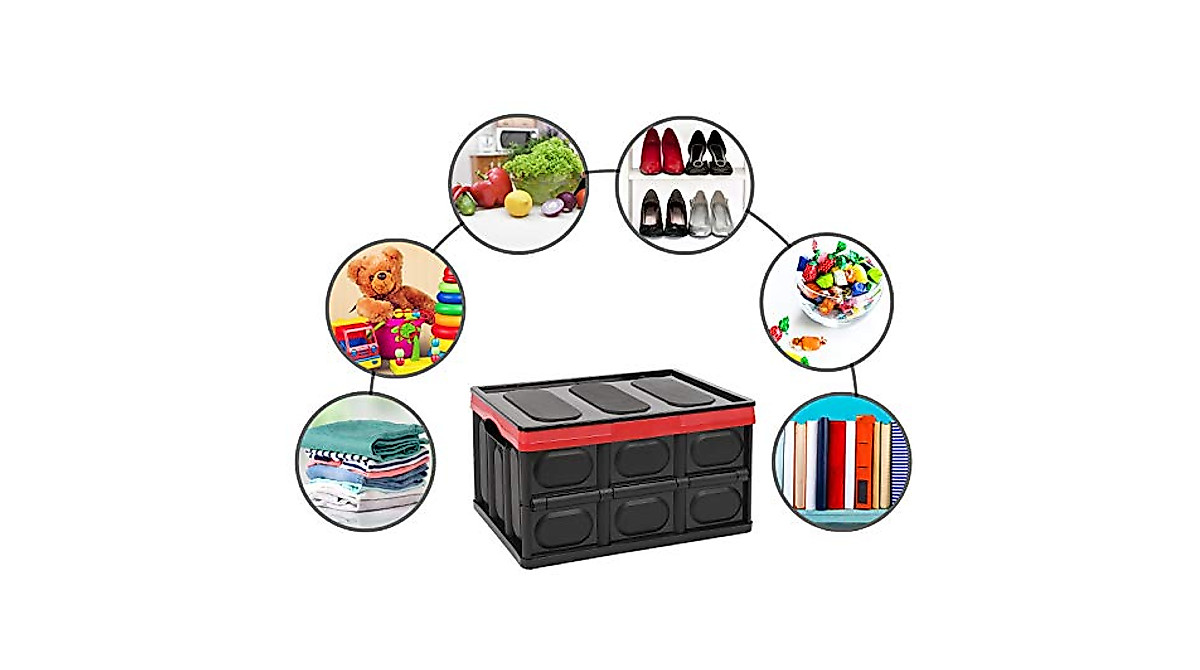 Jocabo 30L Collapsible Storage Box - Space-Saving & Sturdy Organizing