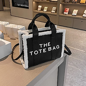 UMRFNO The Tote Bags for Women PU Leather Travel Tote Handle Crossbody Tote Bag Handbag Hobo Bag for Travel Work School Office