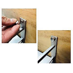 Ace Select Aluminum Wall Mounted Shelf Floating AV Shelf TV Box Shelf Component Shelves for Router Gaming Consoles Cable Box