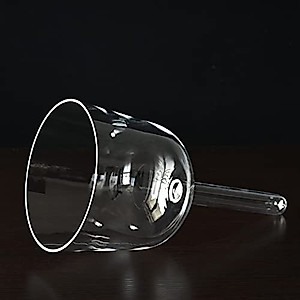 7 Inch F Note Hollow Handle Clear Quartz Crystal Singing Bowl With Handle Case