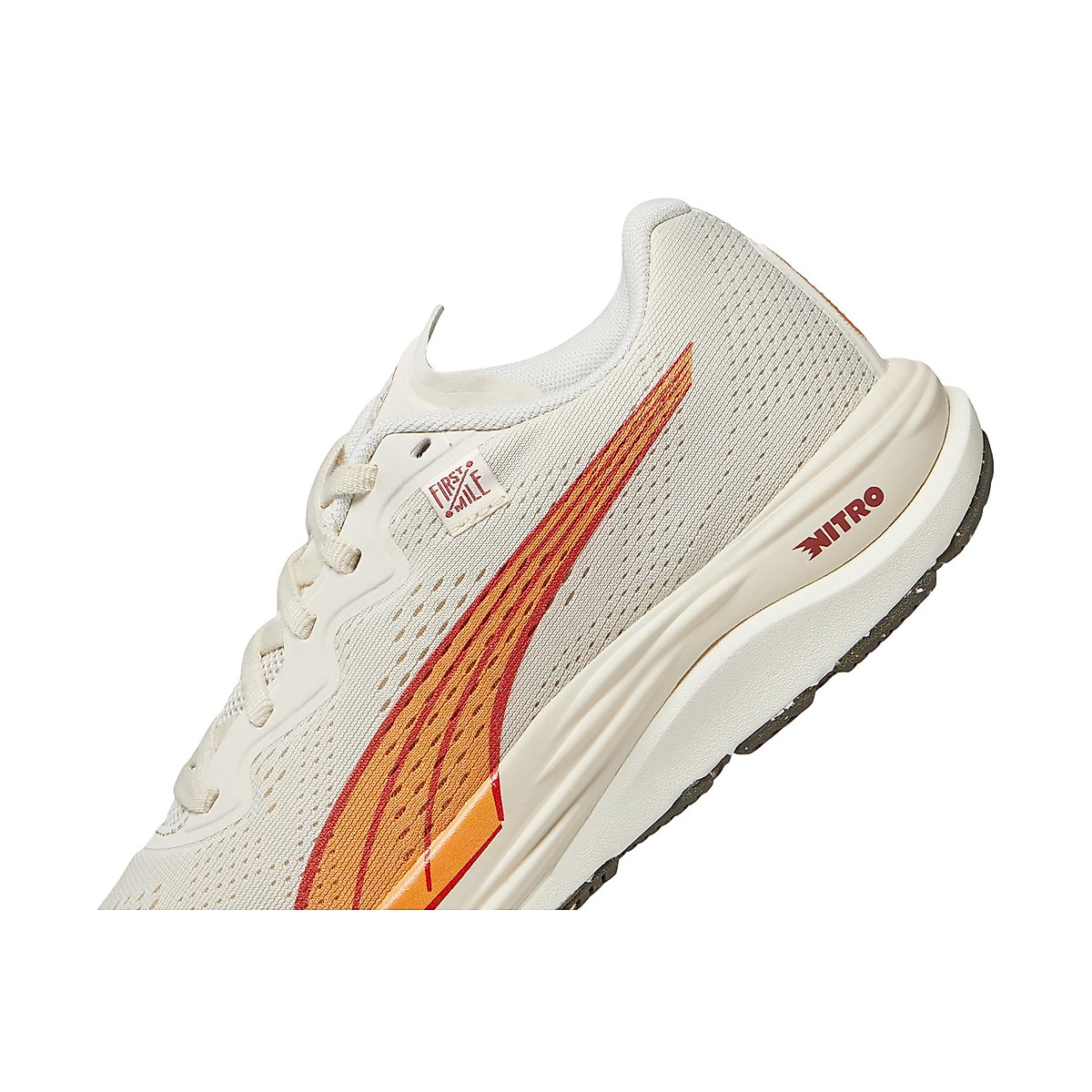 PUMA Velocity Nitro 2 First Mile Warm White/Bright Melon 8 B (M)