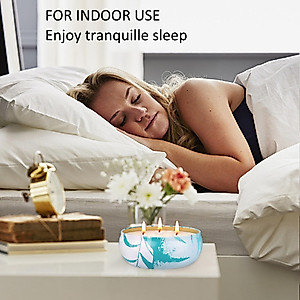 Citronella Candles Outdoor,3 Wick Large Citronella Candle for Patio, Soy Wax Lemongrass Candles Pack of 3, Scented Candles for Indoor Outdoor Garden Backyard Camping Summer Vacation