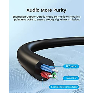 VENTION USB C to 2 RCA Audio Cable, Type-C to RCA Male to Male Y RCA Splitter, 2RCA Jack USB-C Audio Cable for Phone, Tablet, Home Theater, DVD, Amplifier, Speaker, Car Stereo (5ft /1.5M)